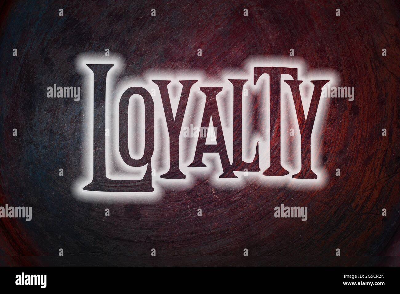 Loyalty Concept text on background Stock Photo - Alamy