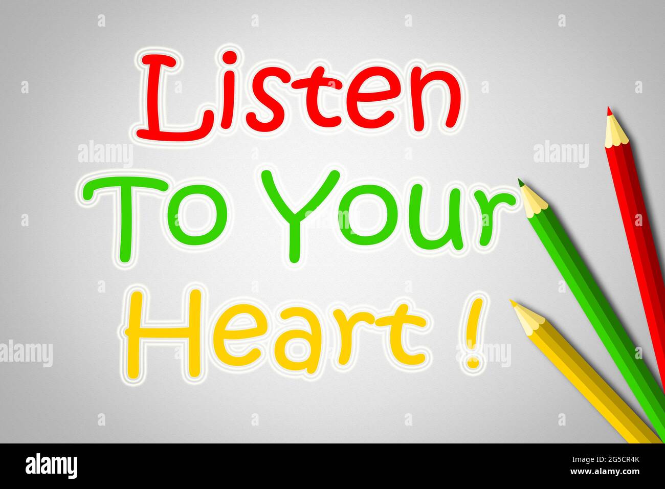 Listen to the heart hi-res stock photography and images - Alamy