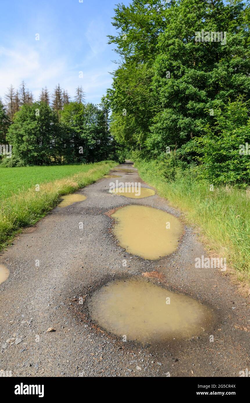 Puddles of water hi-res stock photography and images - Alamy