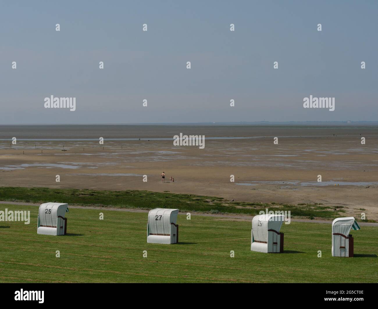 Hallig Hooge in the german north sea Stock Photo - Alamy
