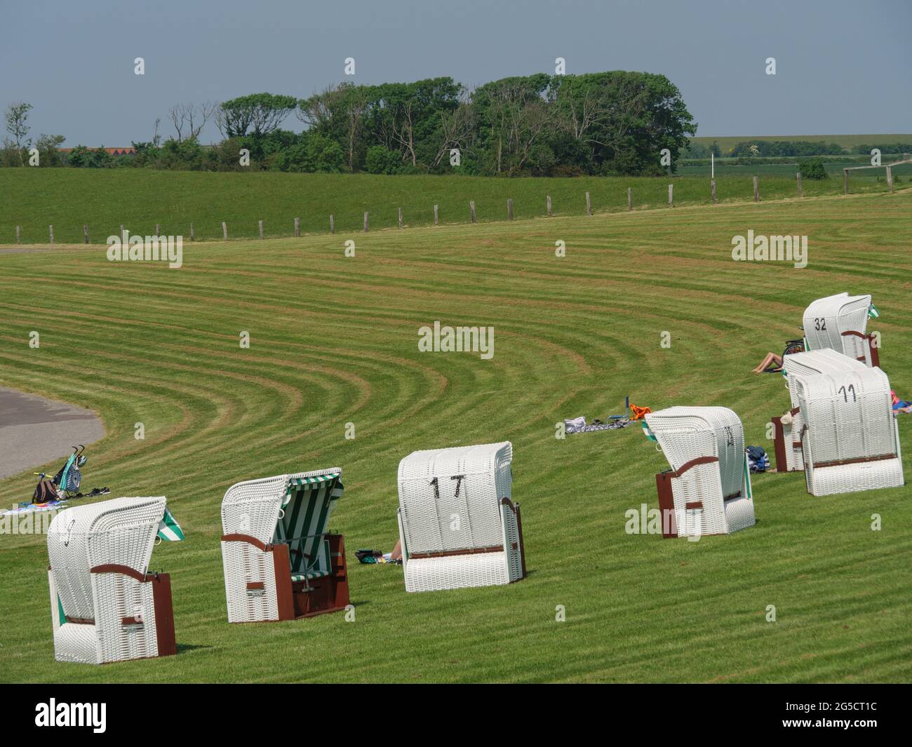 Hallig Hooge in the german north sea Stock Photo - Alamy
