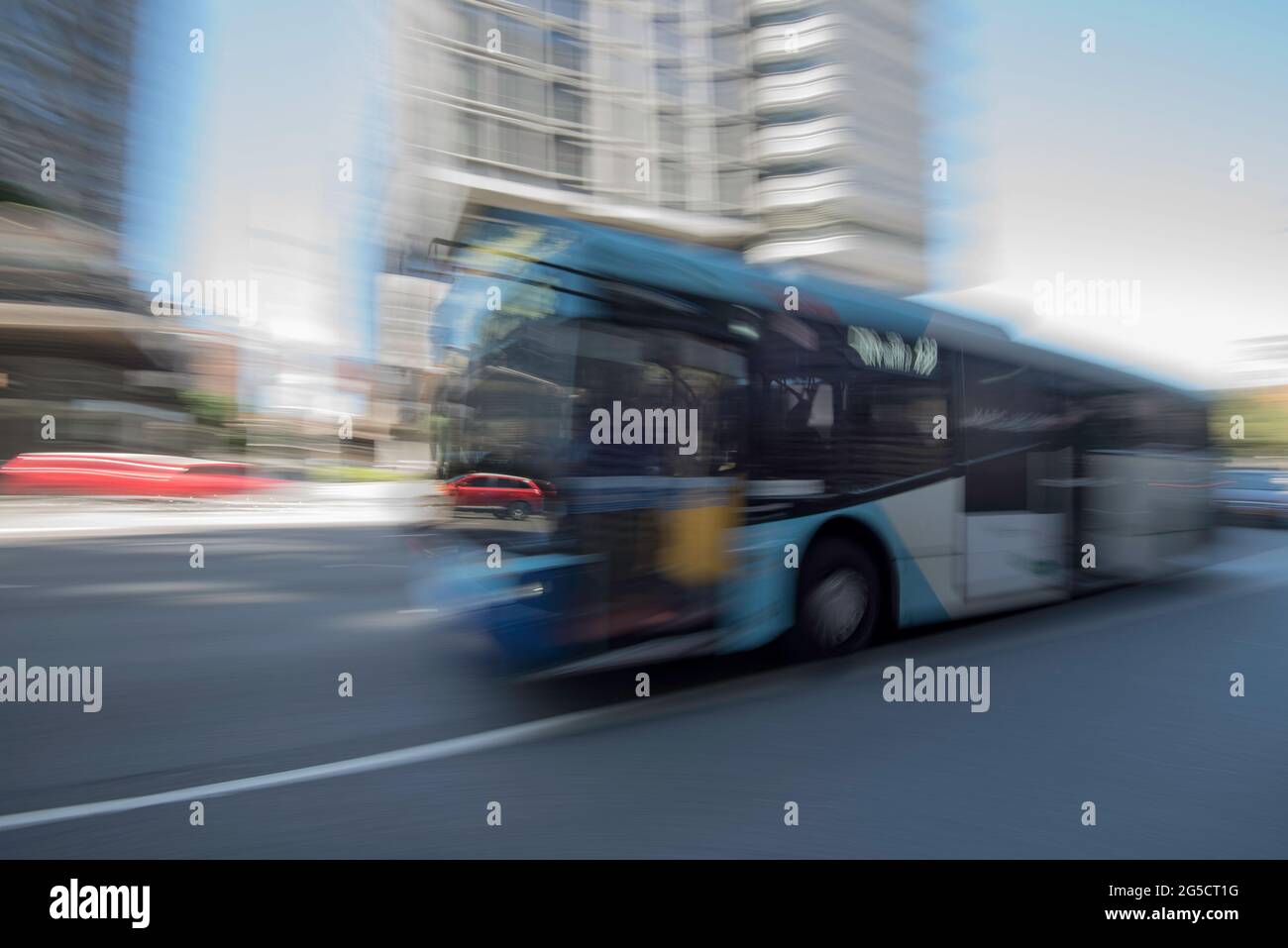 Blurred bus image hi-res stock photography and images - Alamy