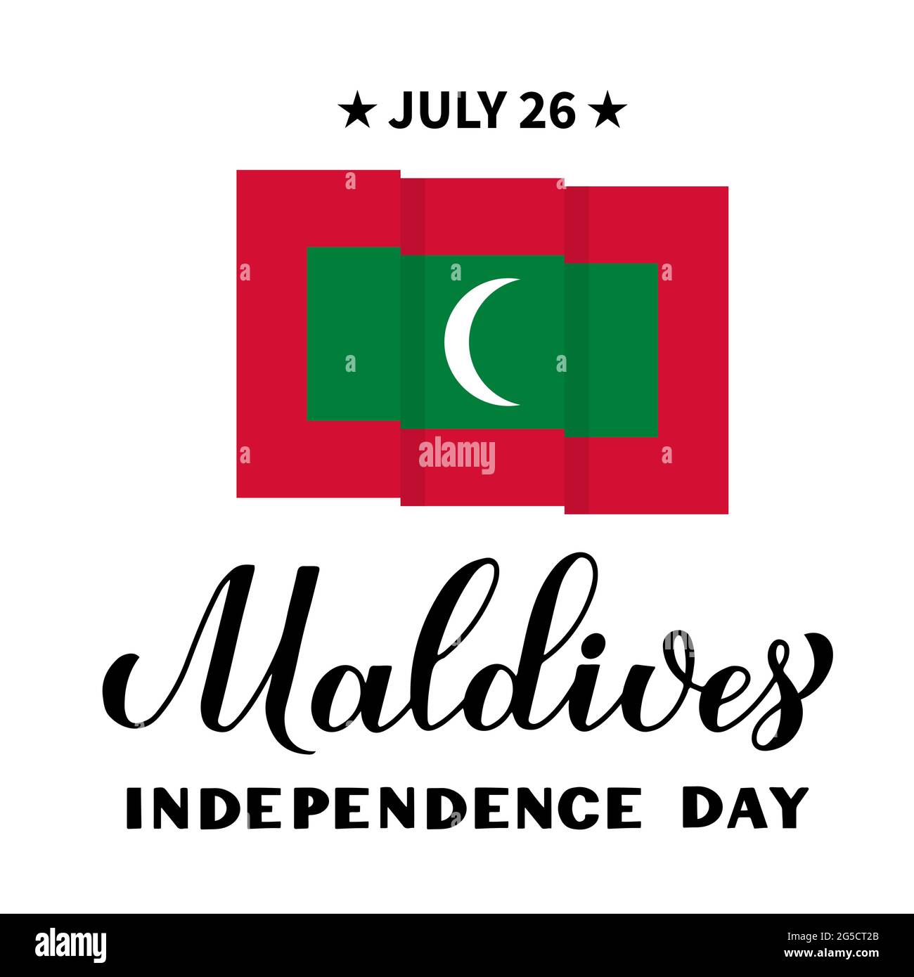 Maldives Independence Day calligraphy hand lettering with Maldivian ...