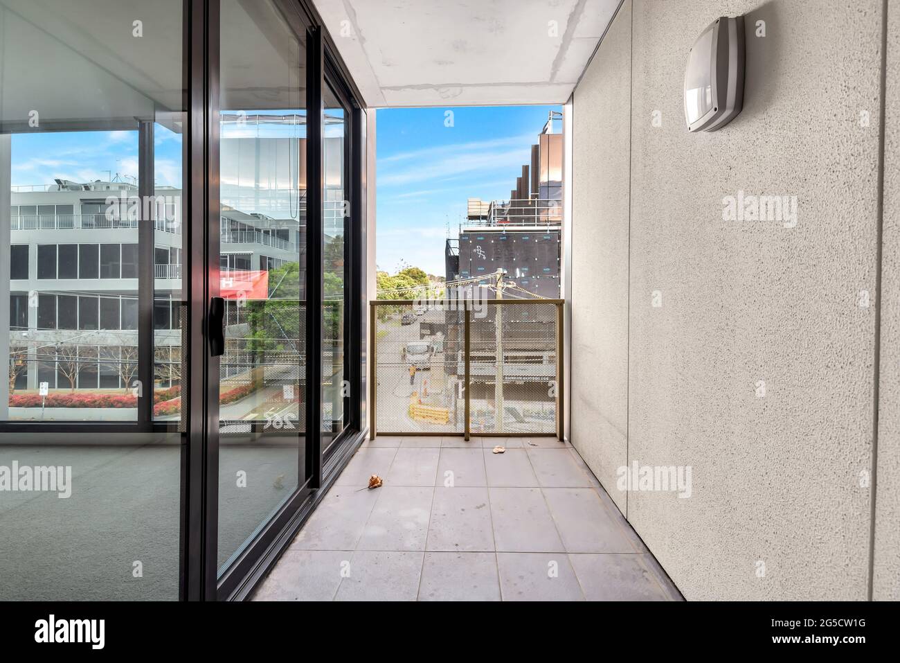 Glass doors balcony empty apartment hi-res stock photography and images ...