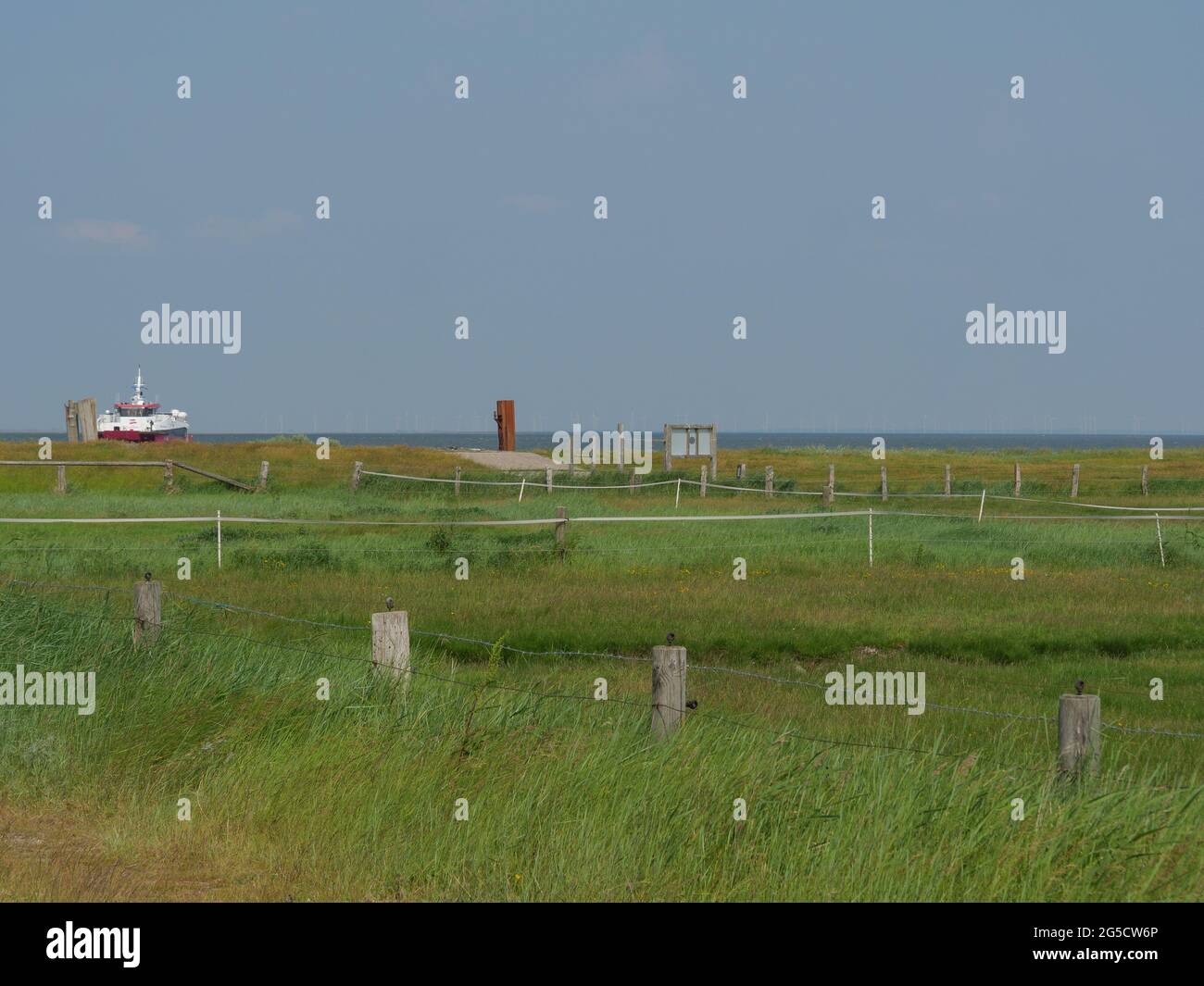 Hallig Hooge in the german north sea Stock Photo - Alamy