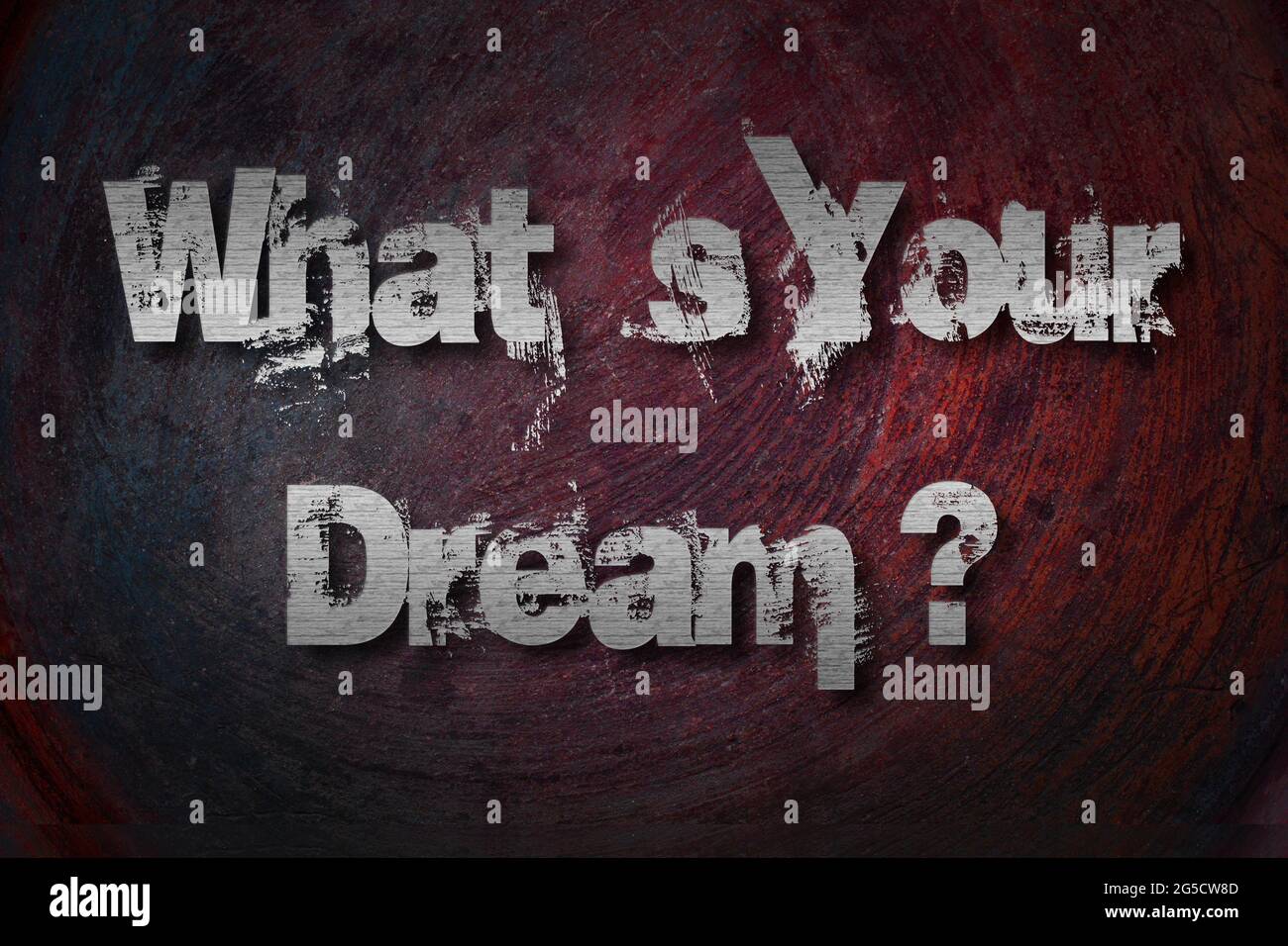 What's Your Dream Concept text on background Stock Photo - Alamy