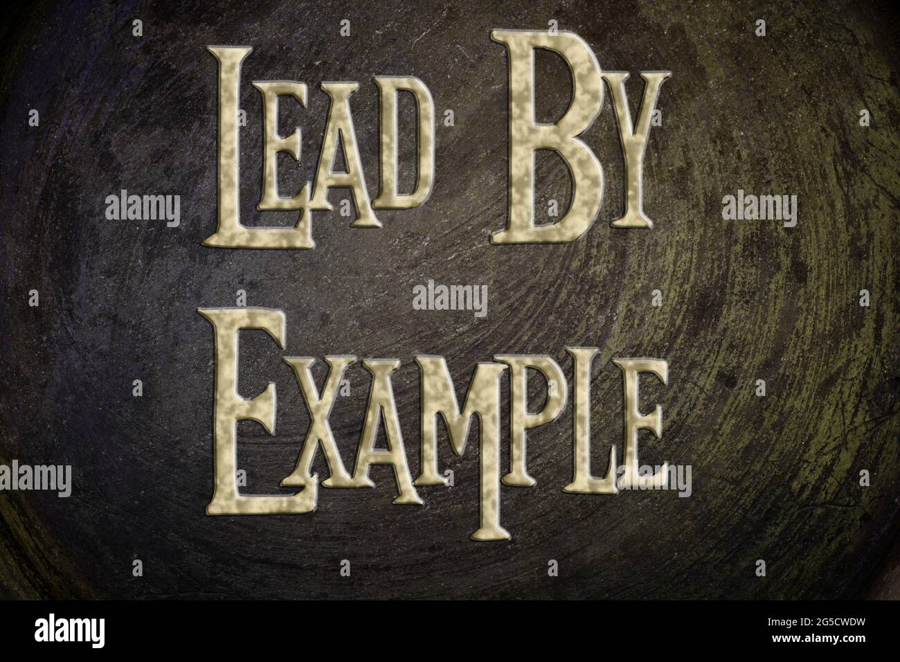 Lead By Example Concept text on background Stock Photo - Alamy
