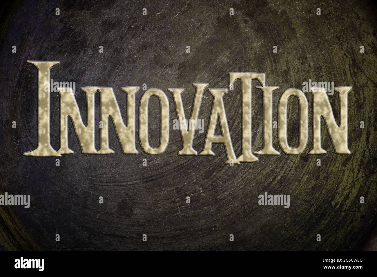 Innovation Concept text on background Stock Photo - Alamy