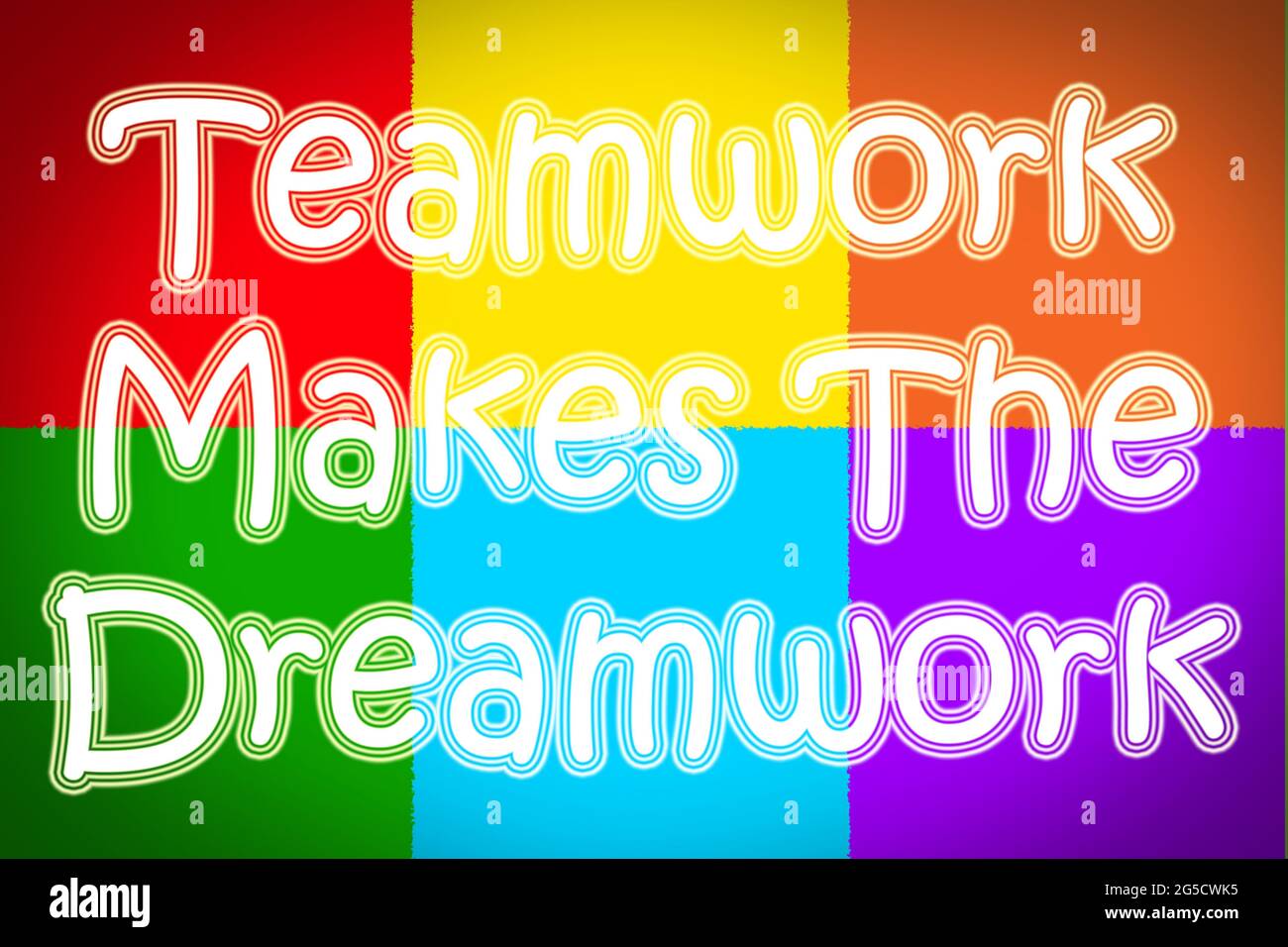 Teamwork makes dream work hi-res stock photography and images - Alamy