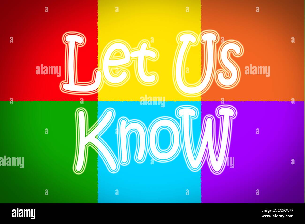 Let us know hi-res stock photography and images - Alamy