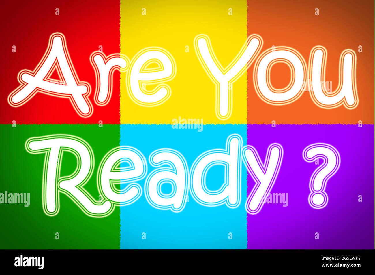 Are You Ready Concept text Stock Photo - Alamy