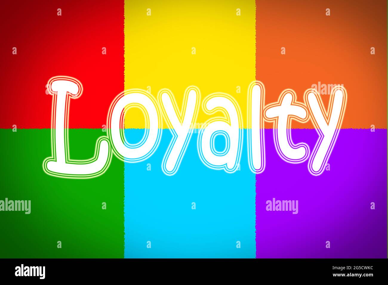 Loyalty Concept text on background Stock Photo - Alamy