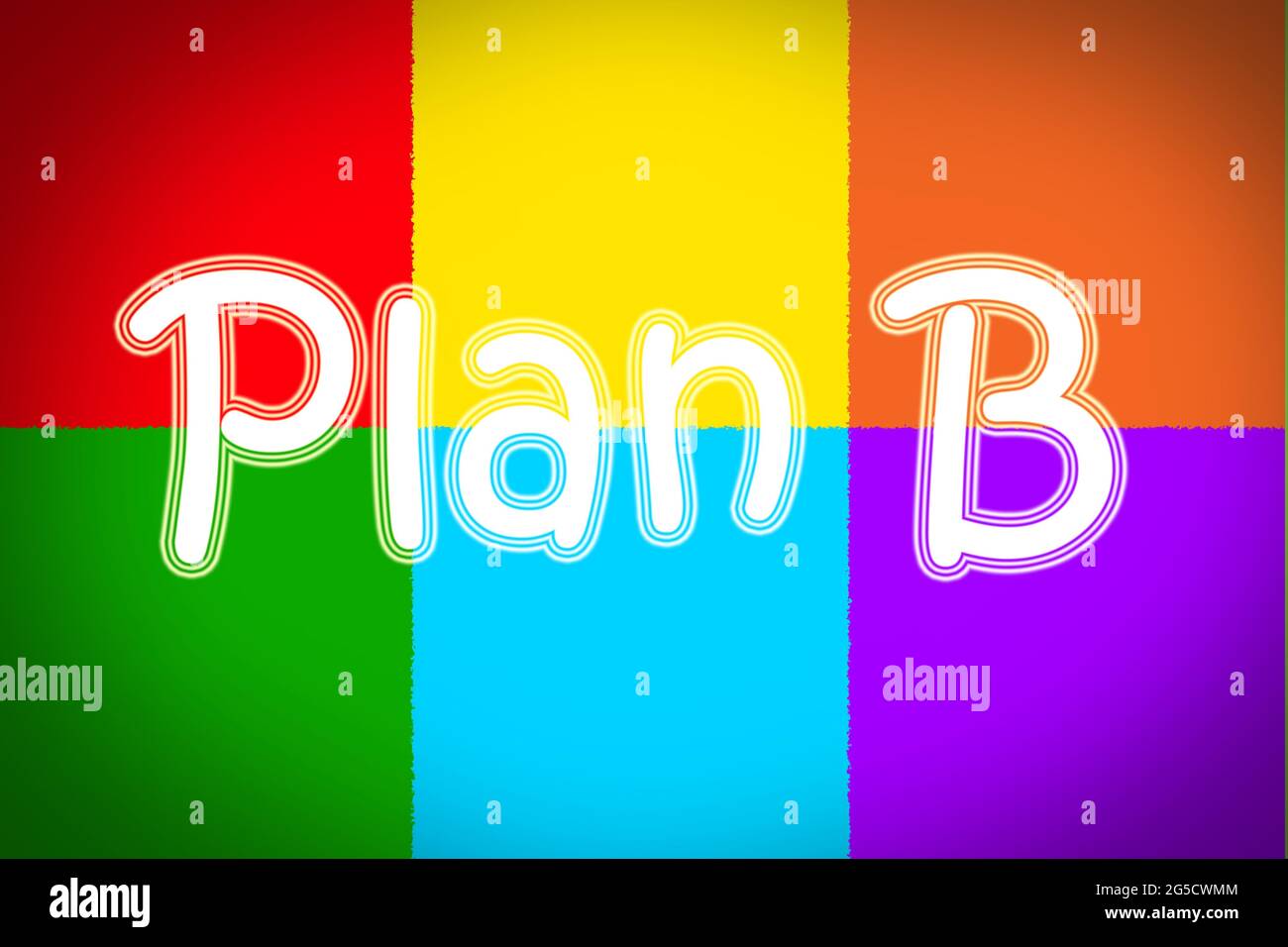 Plan B Concept text Stock Photo - Alamy