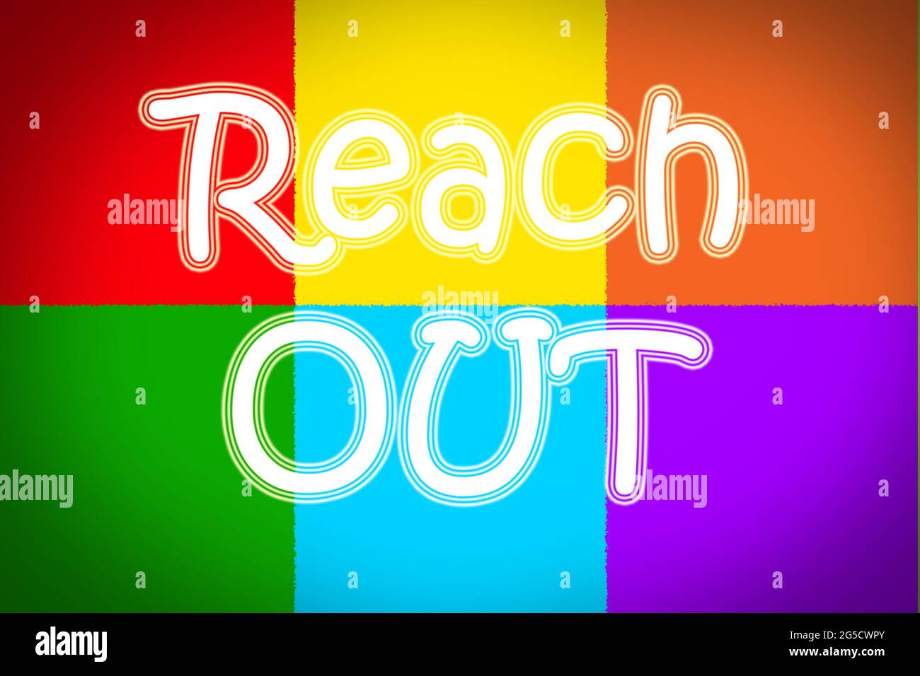 Reach Out Concept text Stock Photo - Alamy