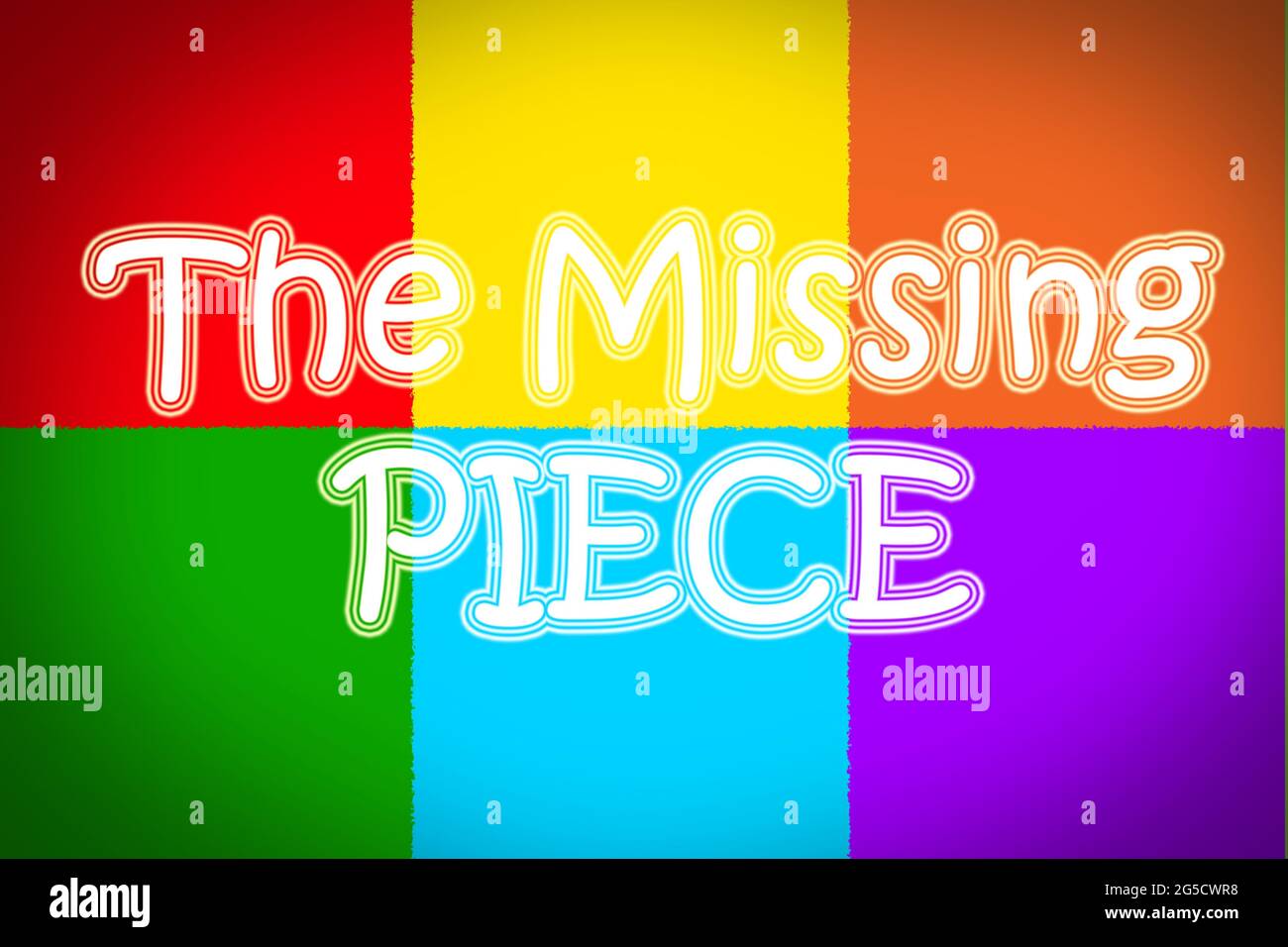 The Missing Piece Concept text Stock Photo - Alamy