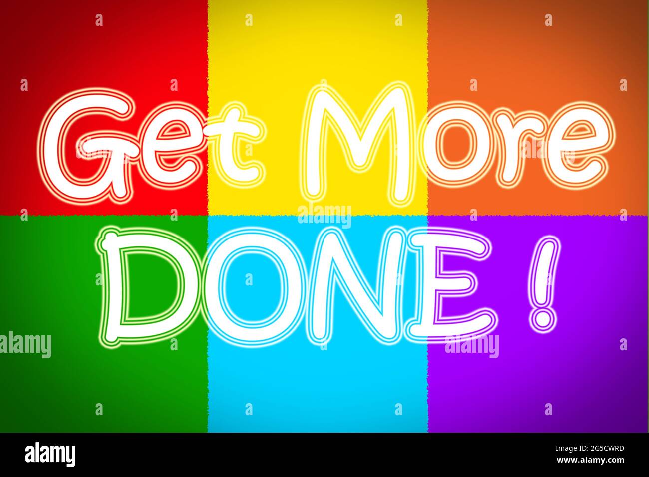 Get More Done Concept text Stock Photo - Alamy