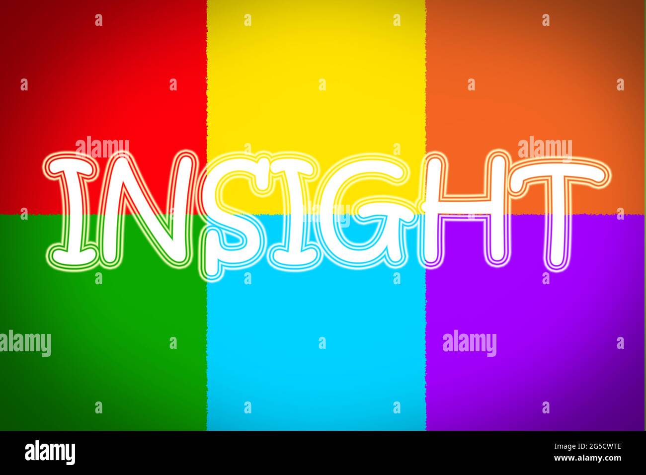 Insight Concept text Stock Photo - Alamy