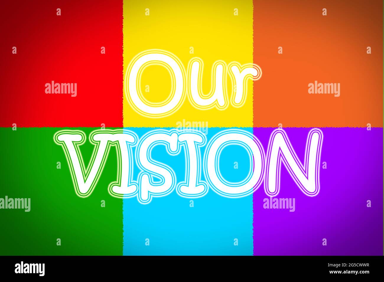 Our Vision Concept text on background Stock Photo - Alamy