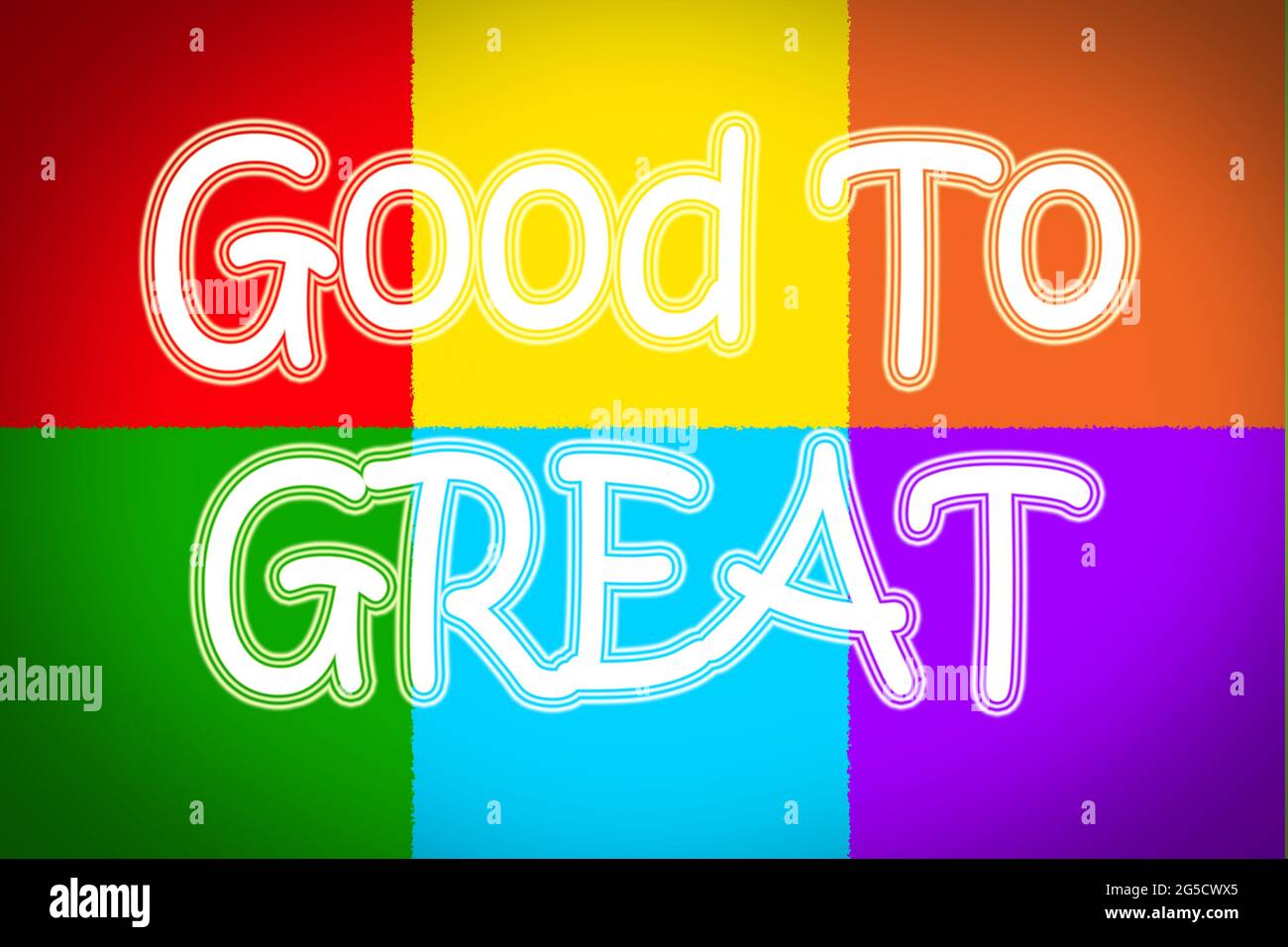 Good To Great Concept text on background Stock Photo - Alamy