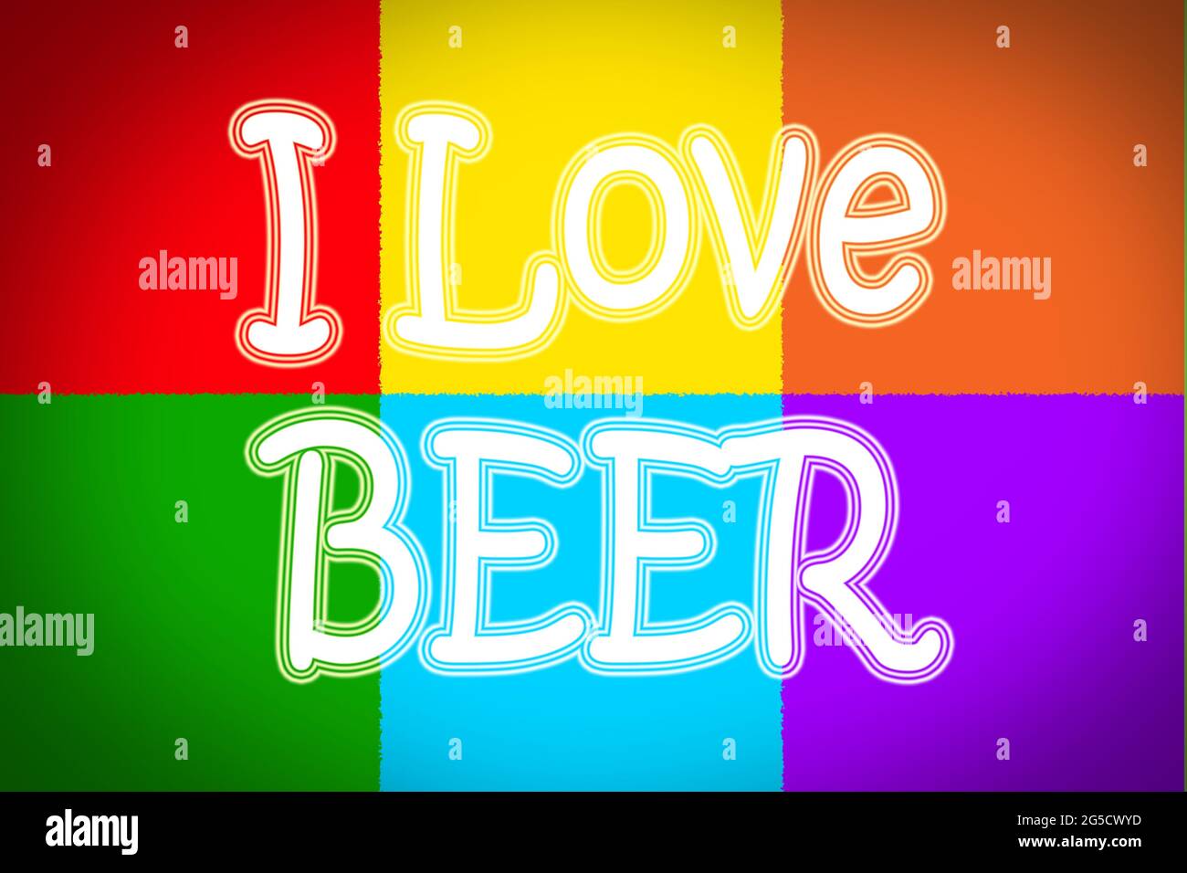 I love beer hi-res stock photography and images - Alamy