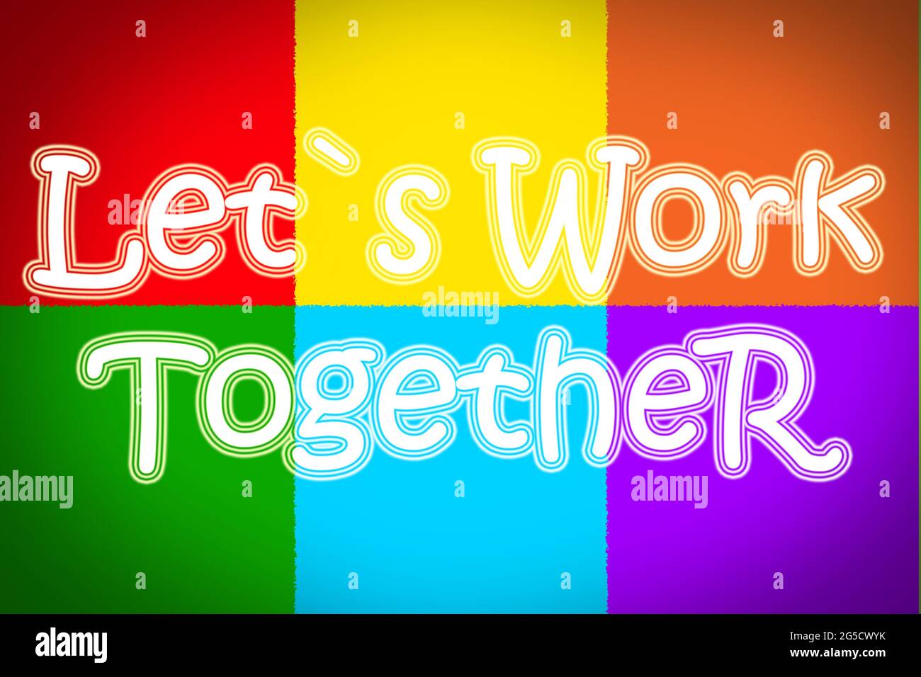 Lets work together hi-res stock photography and images - Alamy