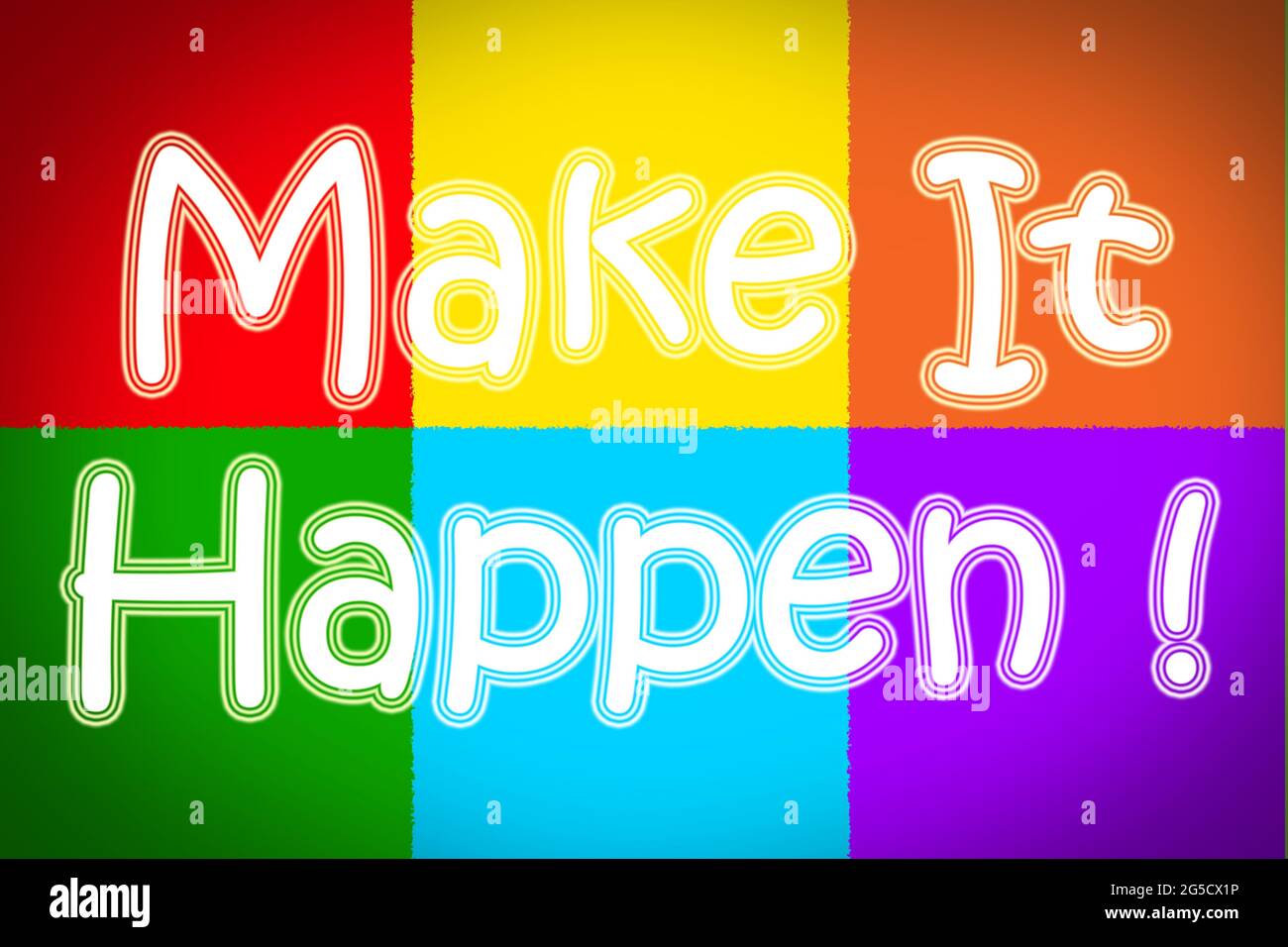 Make It Happen Concept Stock Photo - Alamy