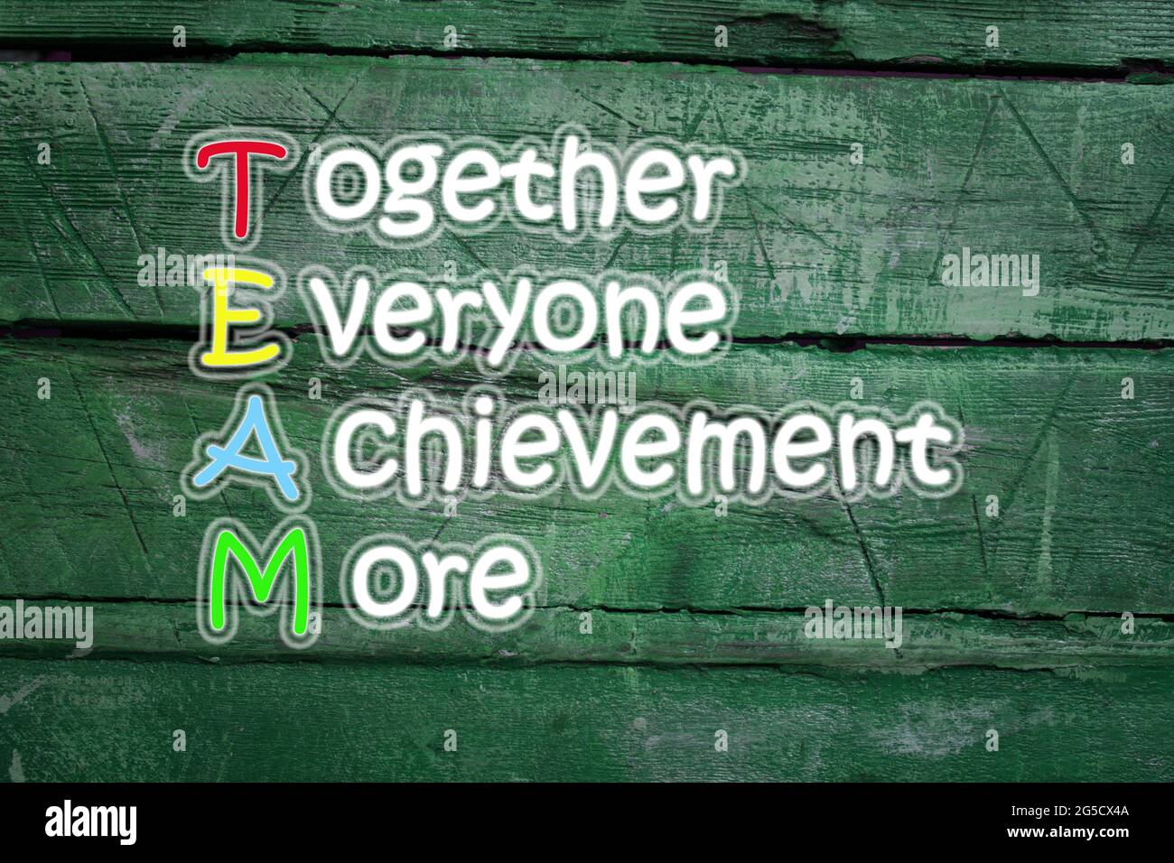 team meaning written on blackboard background, high Stock Photo - Alamy