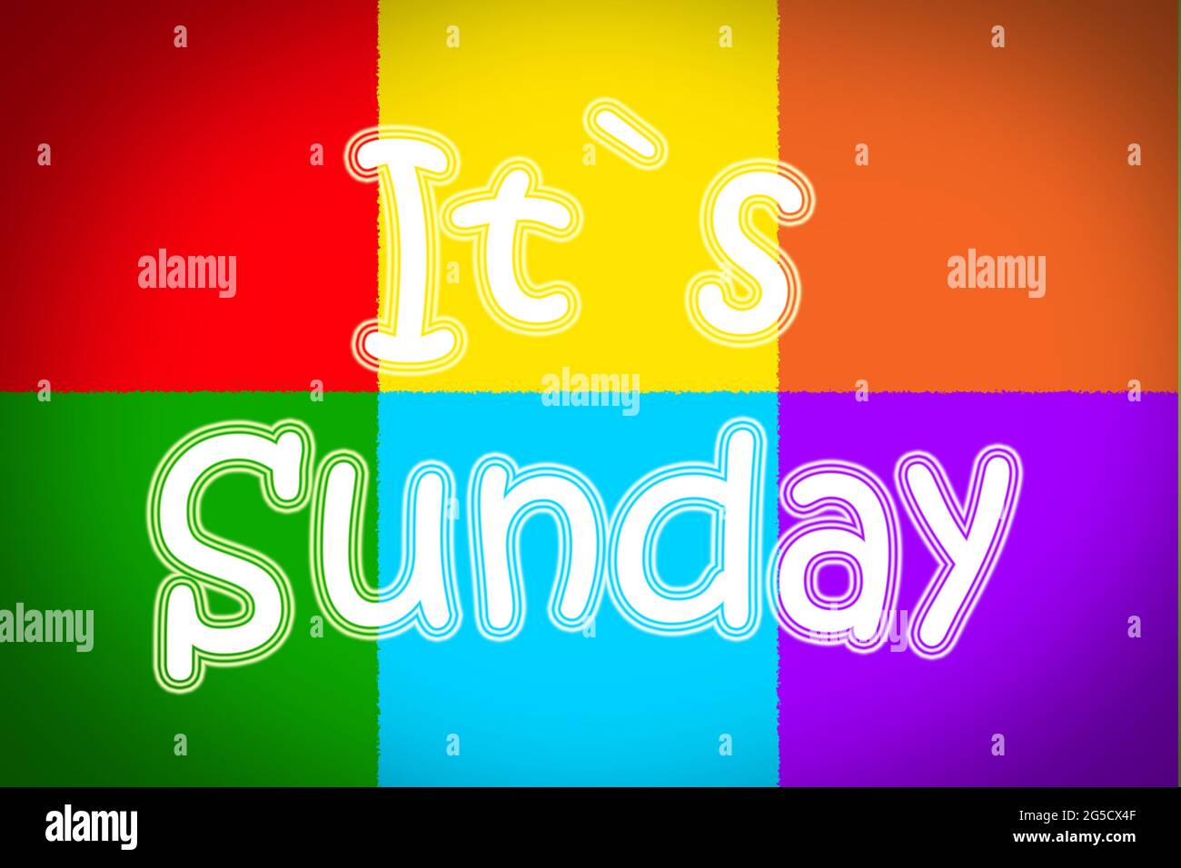 It's Sunday Concept Stock Photo - Alamy