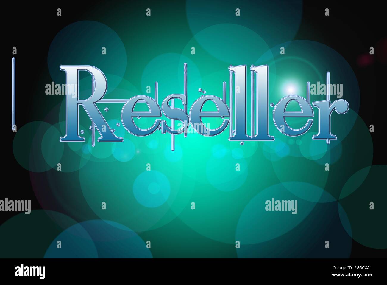 Reseller Concept text on background Stock Photo - Alamy