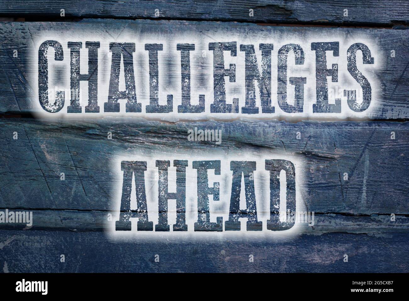 Challenges ahead word hi-res stock photography and images - Alamy