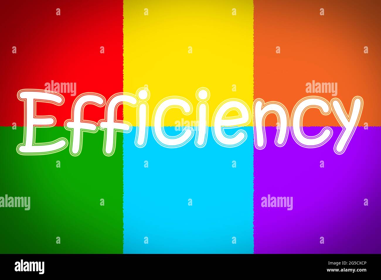Efficiency Concept text on background Stock Photo - Alamy