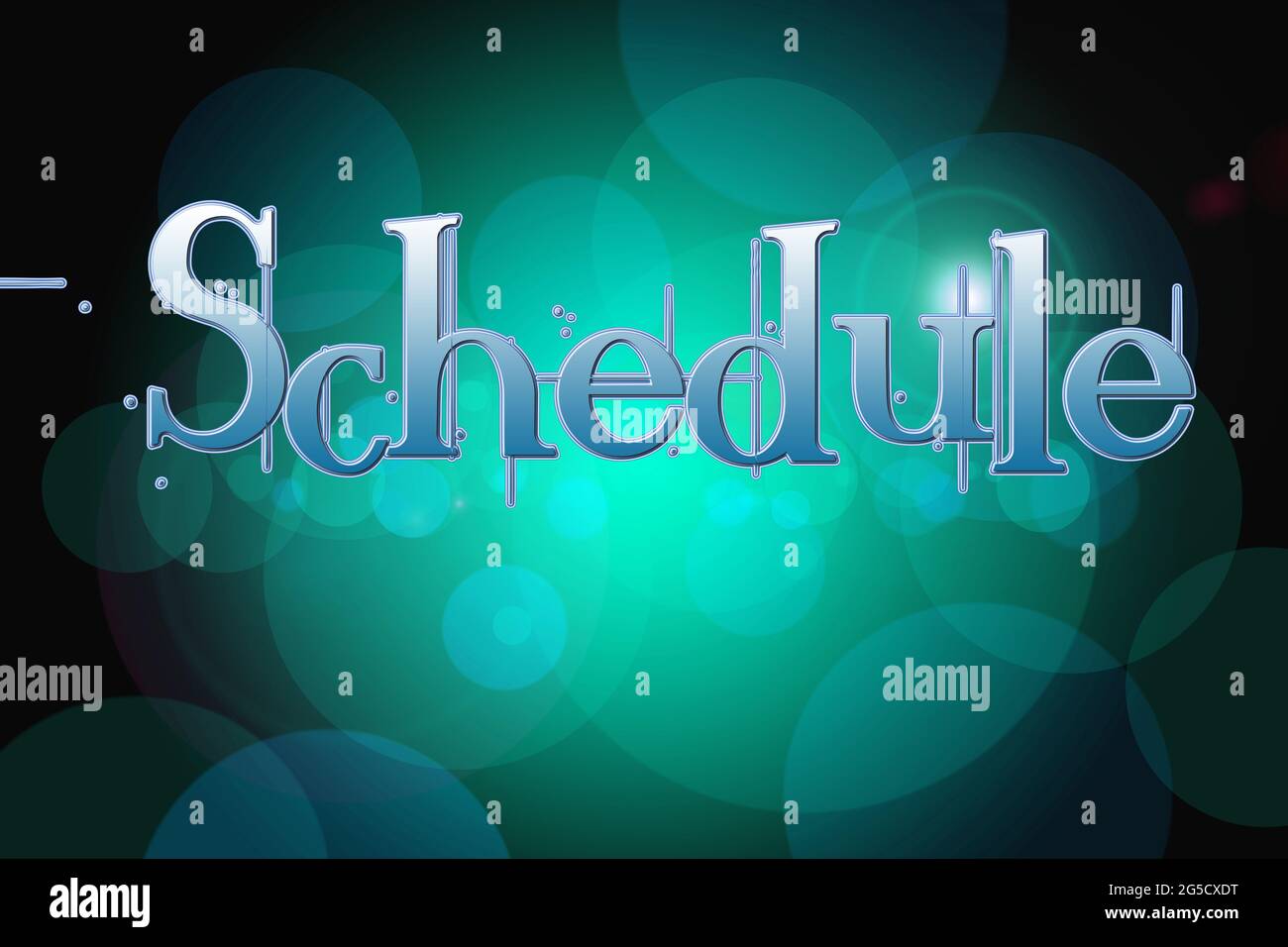 Schedule Concept text on background Stock Photo - Alamy