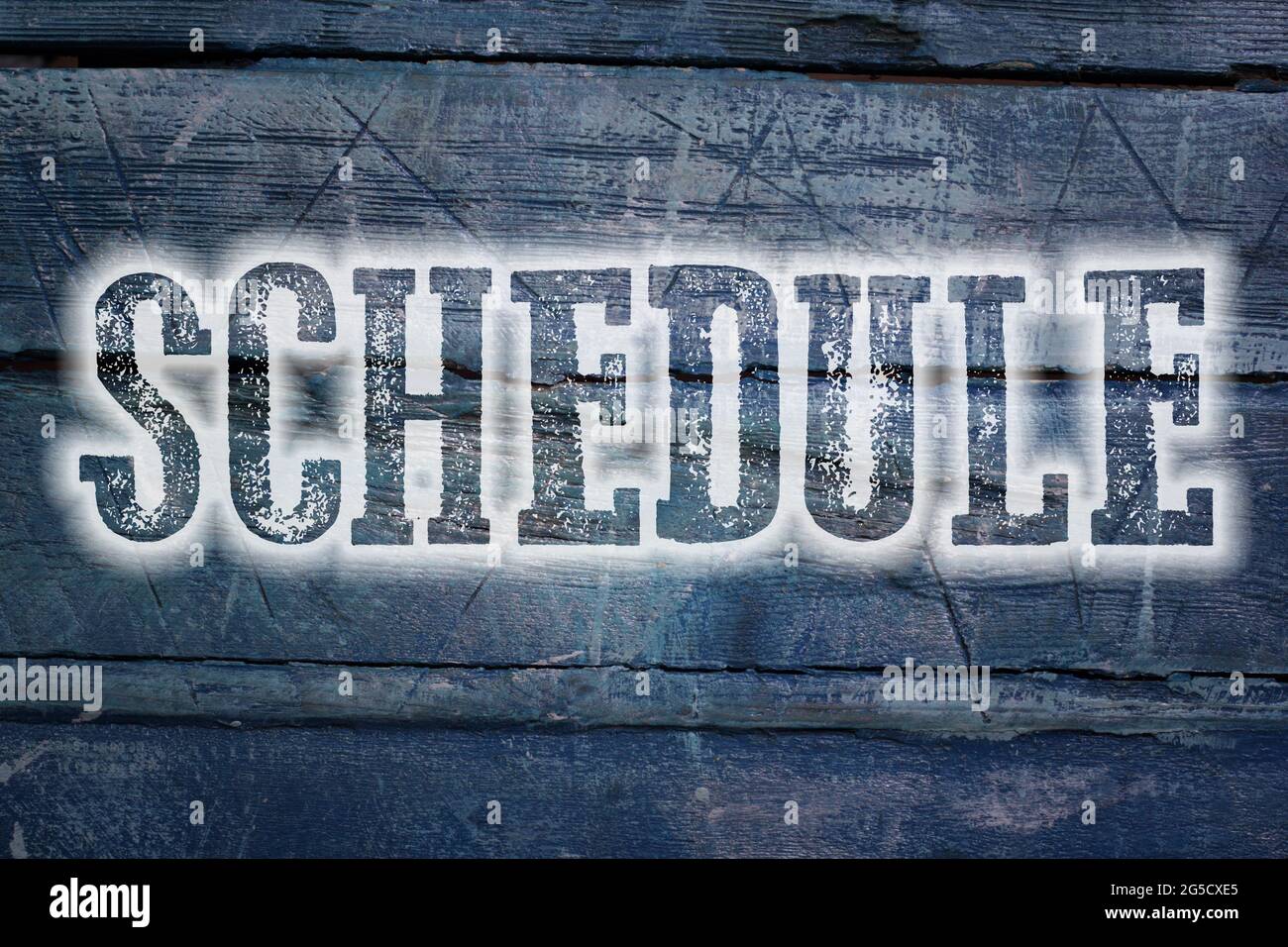 Schedule Concept text on background Stock Photo - Alamy