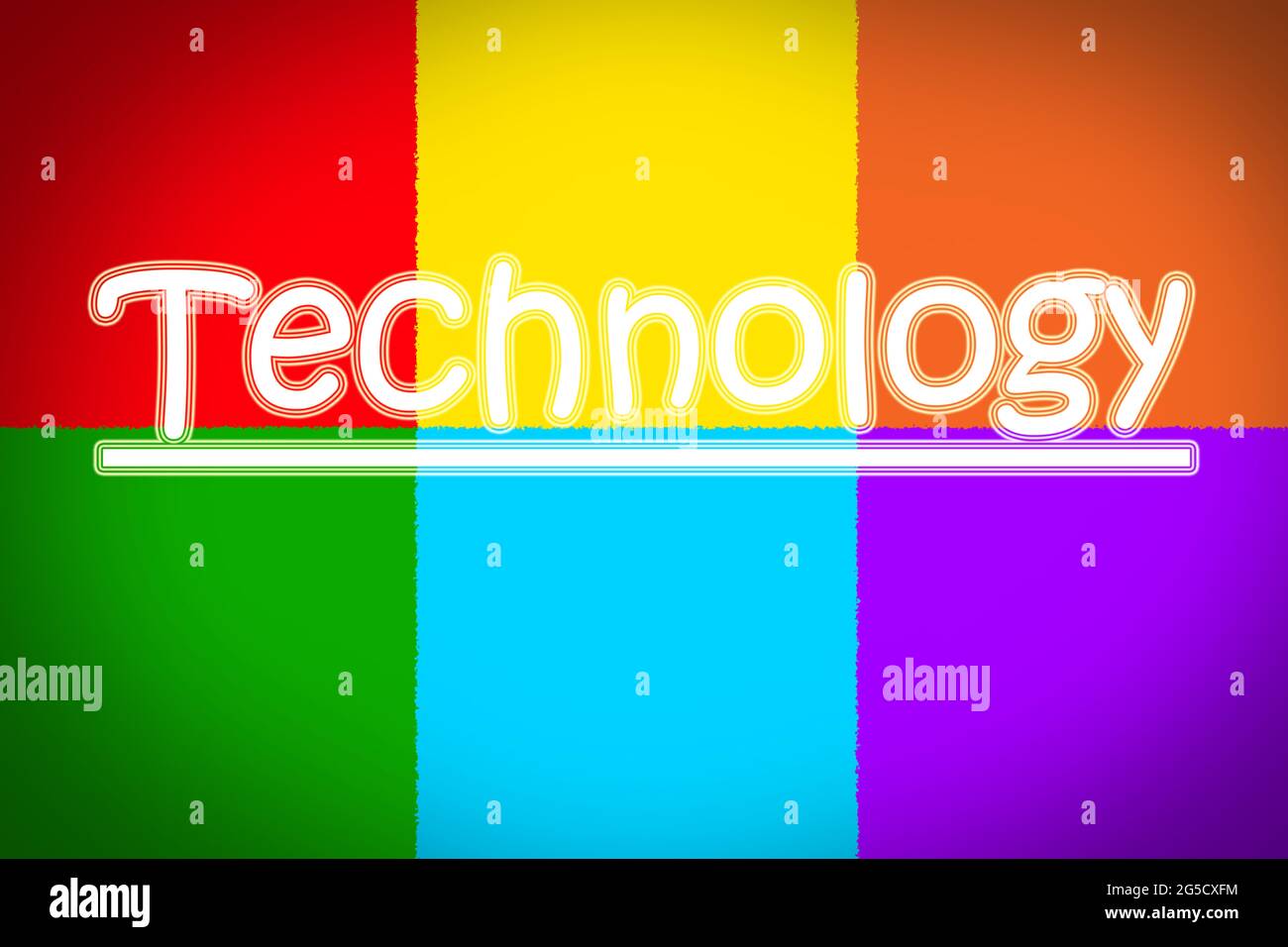 Technology Concept text on background Stock Photo - Alamy