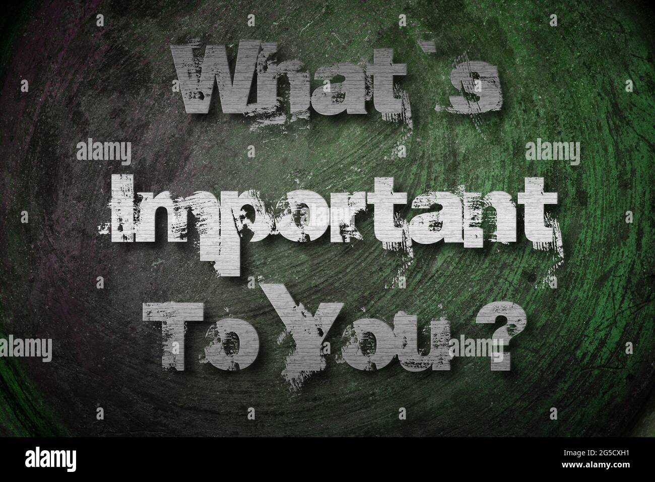 What Is Important To You Concept text on background Stock Photo - Alamy