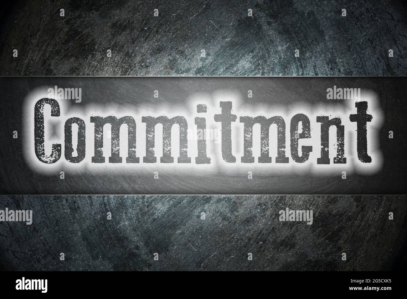 Commitment Concept text on background Stock Photo - Alamy