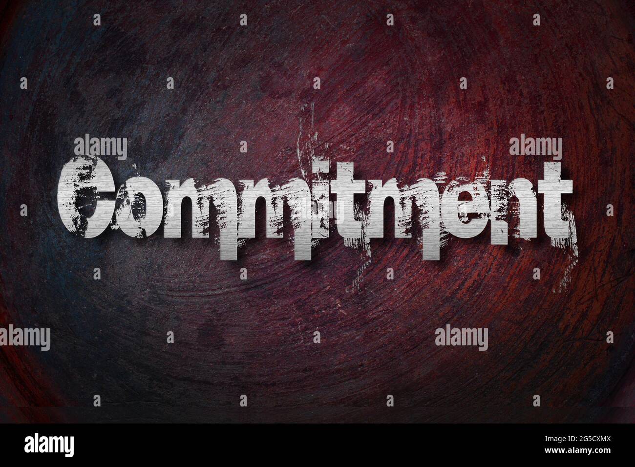 Commitment Concept text on background Stock Photo - Alamy