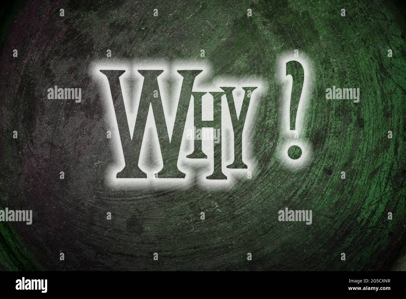 Why Concept text on background Stock Photo - Alamy