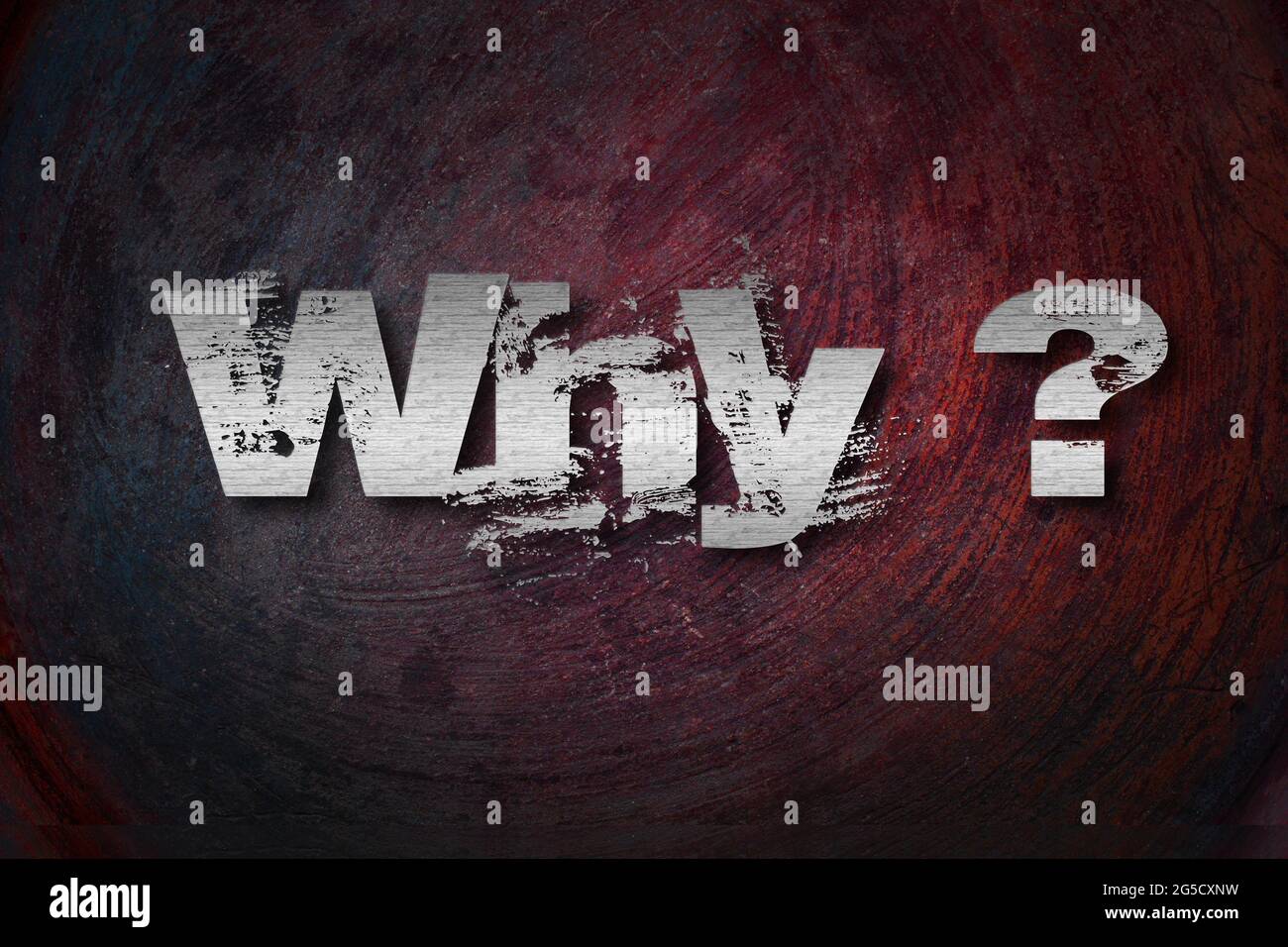 Why Concept text on background Stock Photo - Alamy