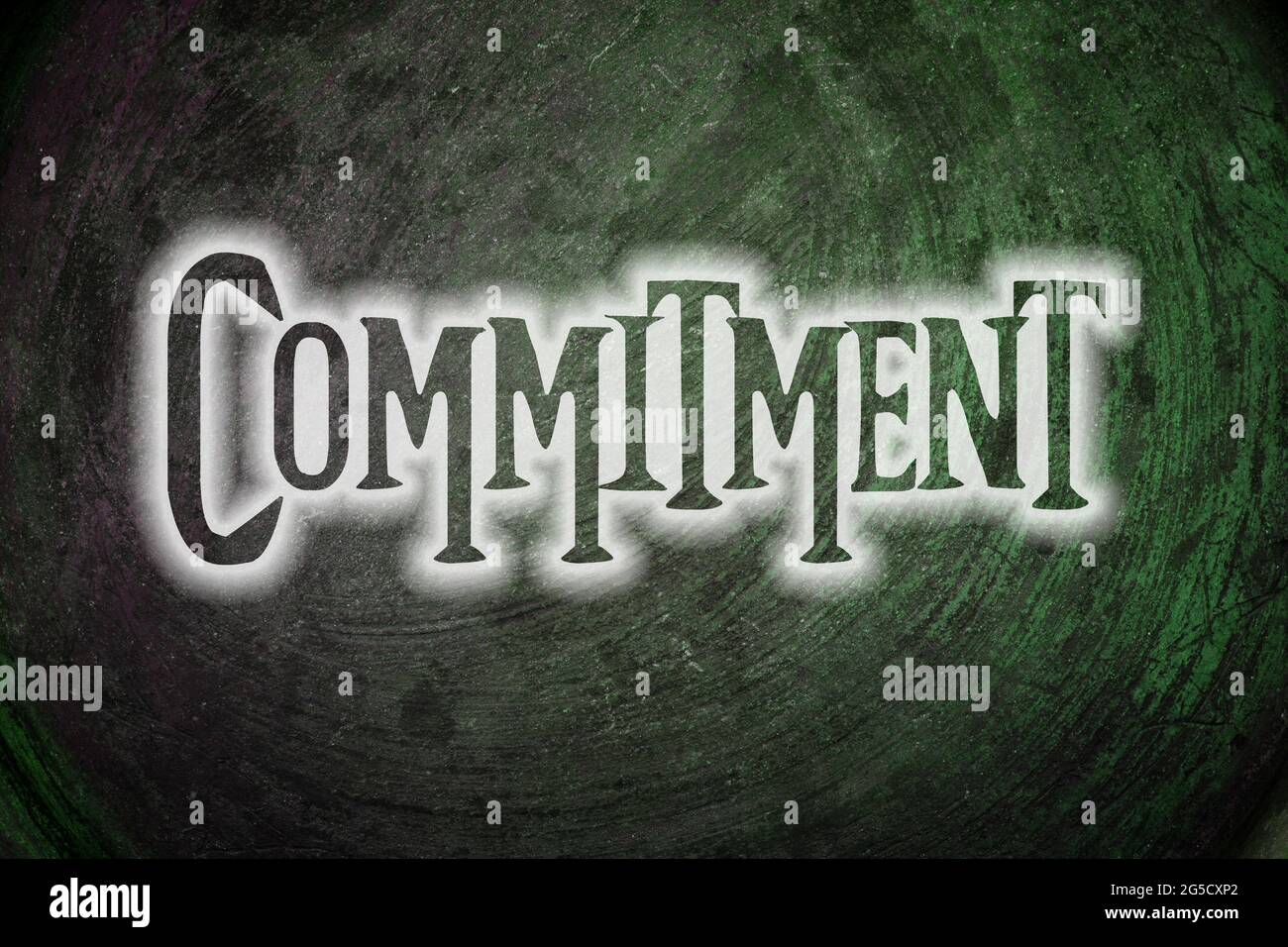 Commitment Concept text on background Stock Photo - Alamy