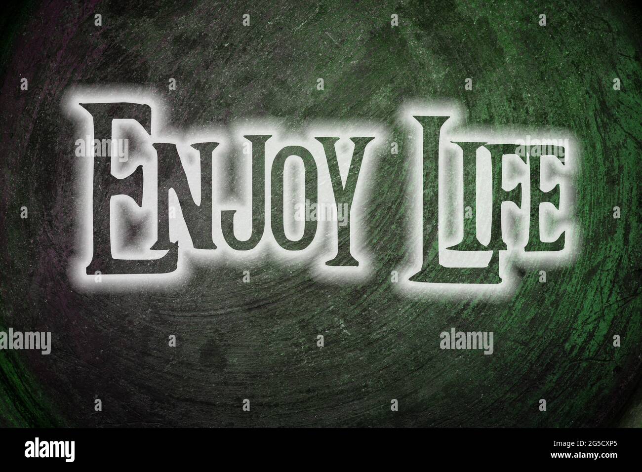 Enjoy Life Concept text on background Stock Photo - Alamy