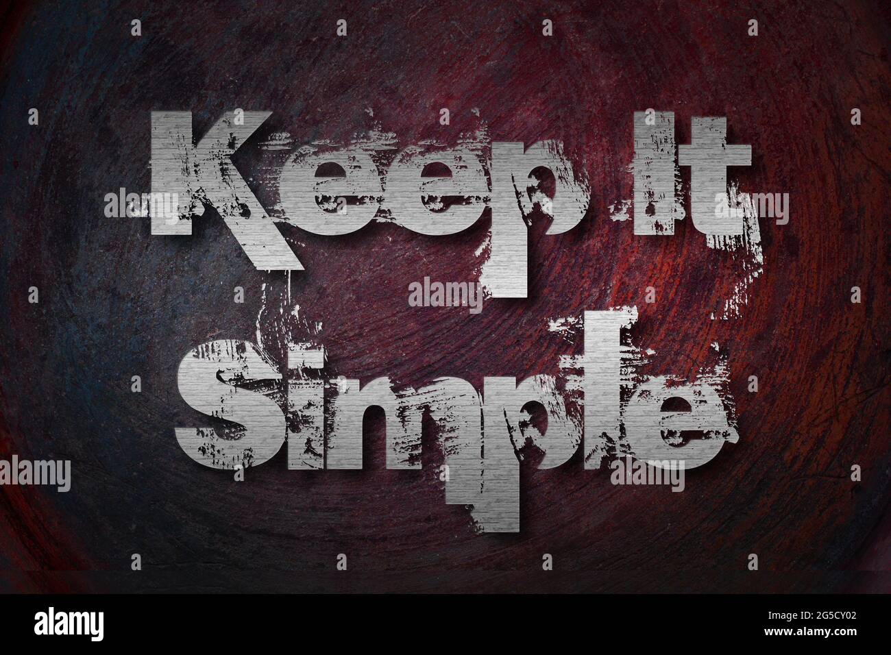 Slogan keep it simple hi-res stock photography and images - Alamy