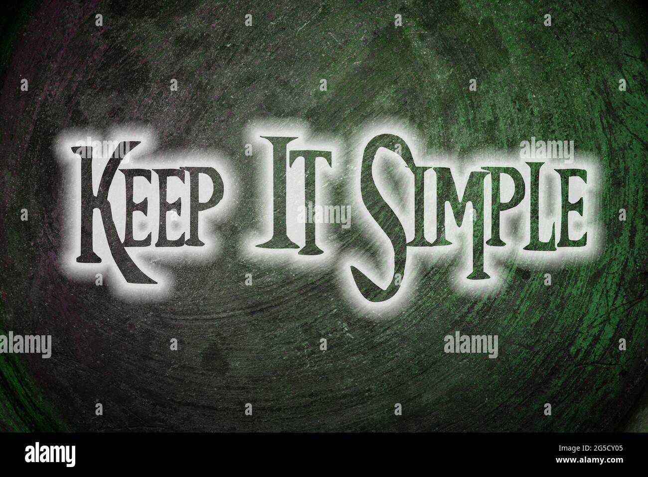 Keep It Simple Concept text on background Stock Photo - Alamy
