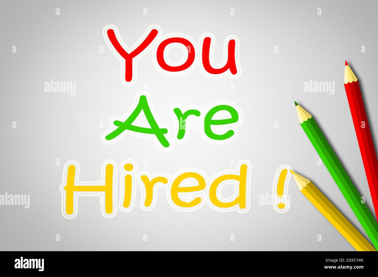 You're hired hi-res stock photography and images - Alamy