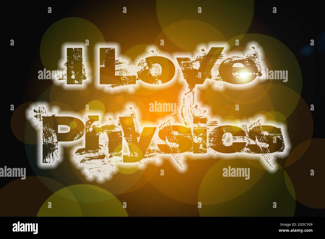 I Love Physics Concept text on background Stock Photo - Alamy