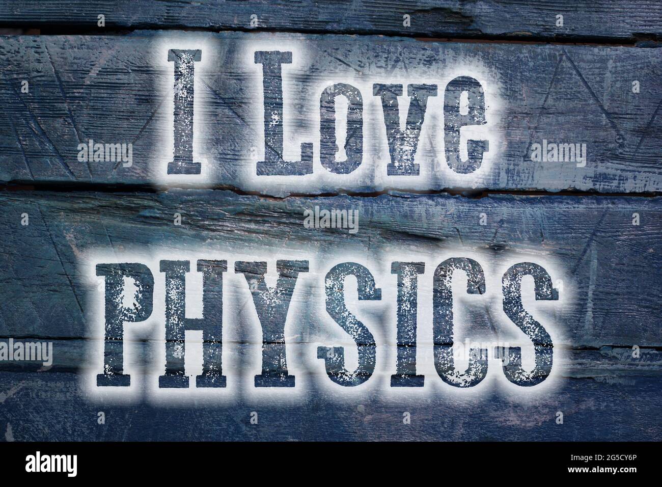 I Love Physics Concept text on background Stock Photo - Alamy