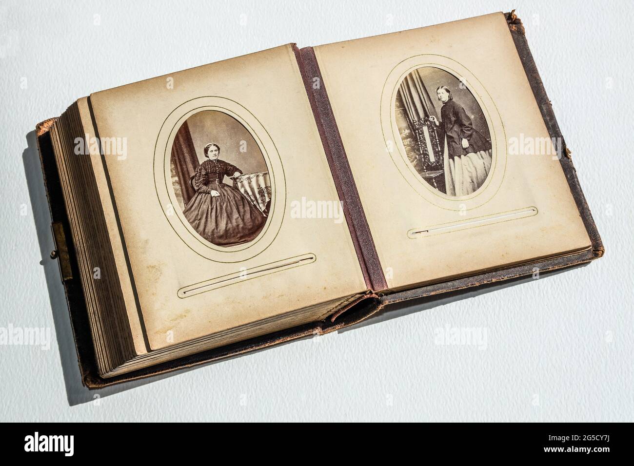 Antique Photo Album Background