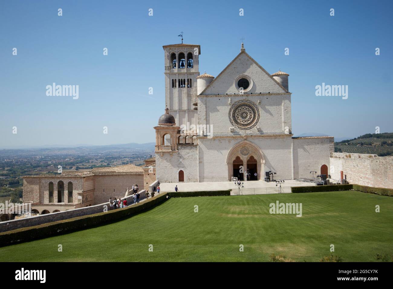 The basilica ASSISI UMBRIA PERUGIA ITALY Stock Photo - Alamy