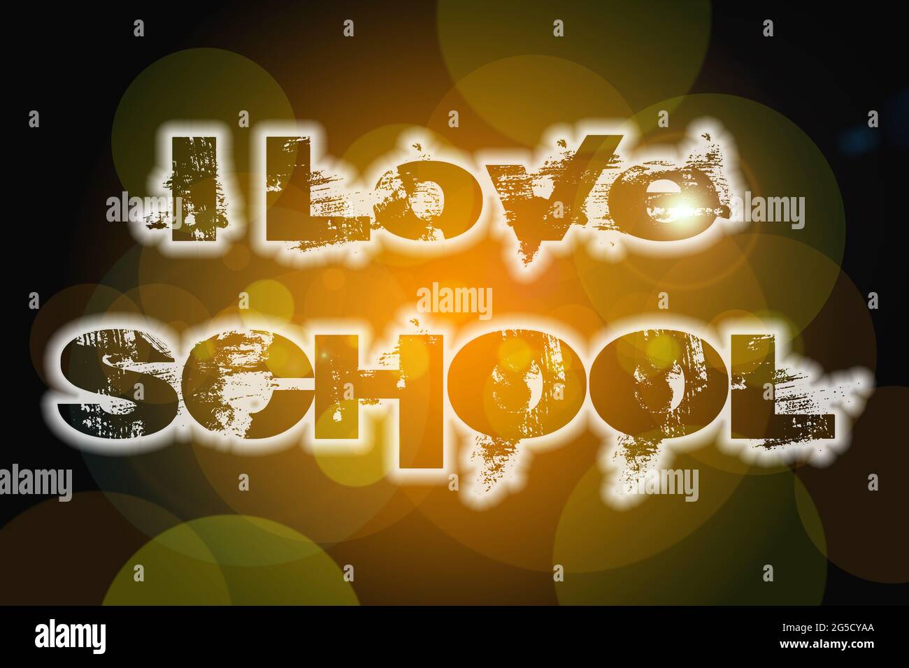 I love school hi-res stock photography and images - Alamy