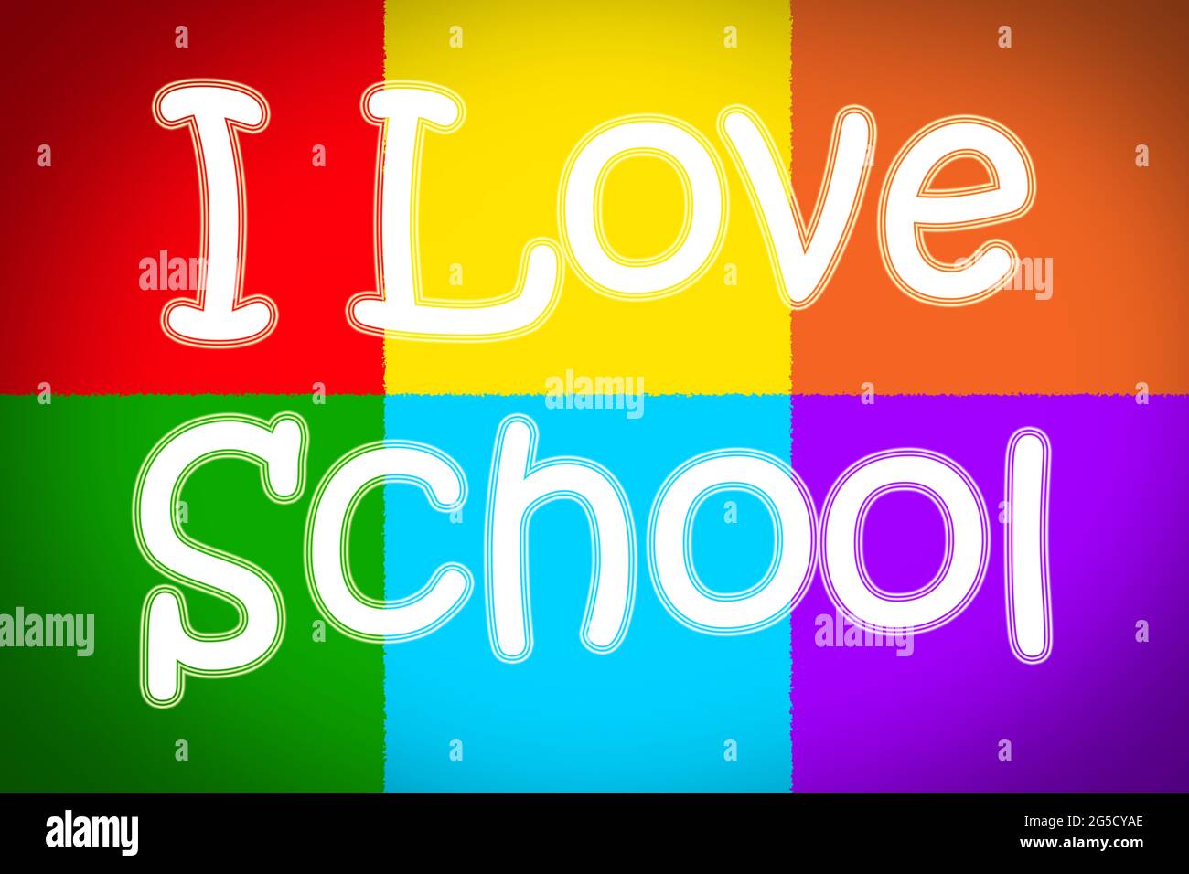I love school hi-res stock photography and images - Alamy